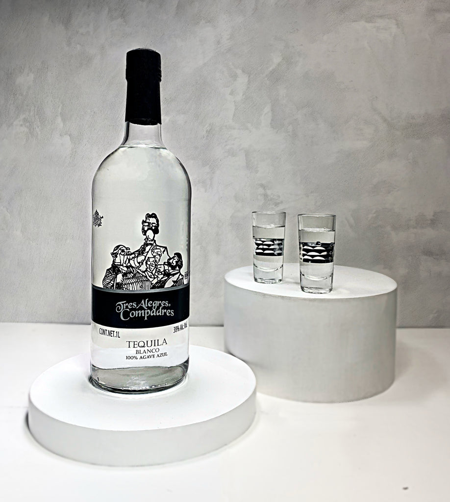 Tres Alegres Compadres Blanco 1L – TIENDA TEQUILA COFRADIA